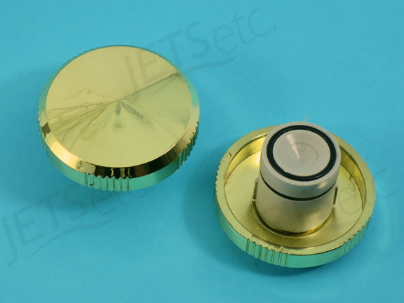 CAP/PISTON AIR CONTROL, 5 X 6 RIB, BRASS