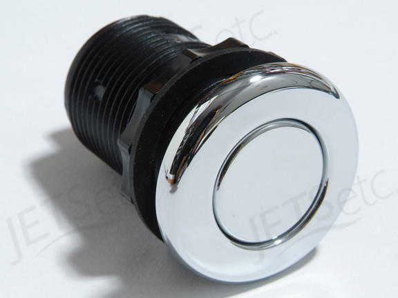 AIR BUTTON 1.25IN TECMARK MINI, CHROME