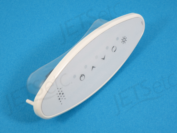 OVAL KEYPAD, VARABLE W/ LIGHT, EVO0 WHITE